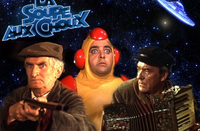 La Soupe aux choux (1981) de Jean Girault, avec Louis De Funès, Jacques ...